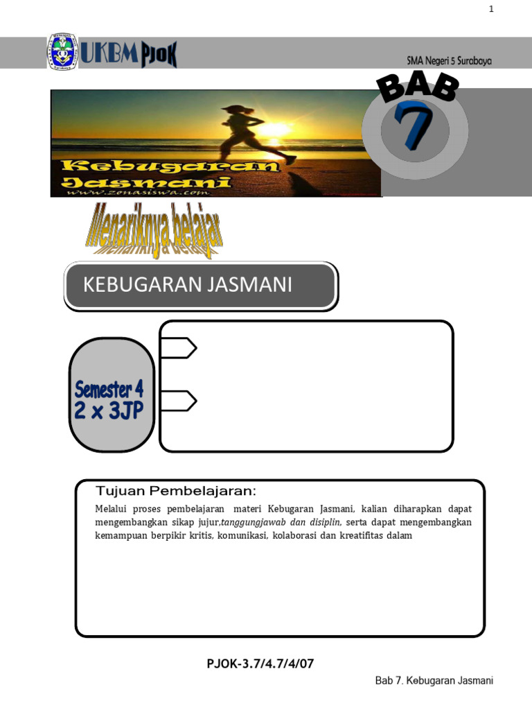 Kebugaran Jasmani: Konsep dan Pengukuran | PDF