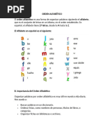 Actividades de Orden Alfabético para Niños | PDF