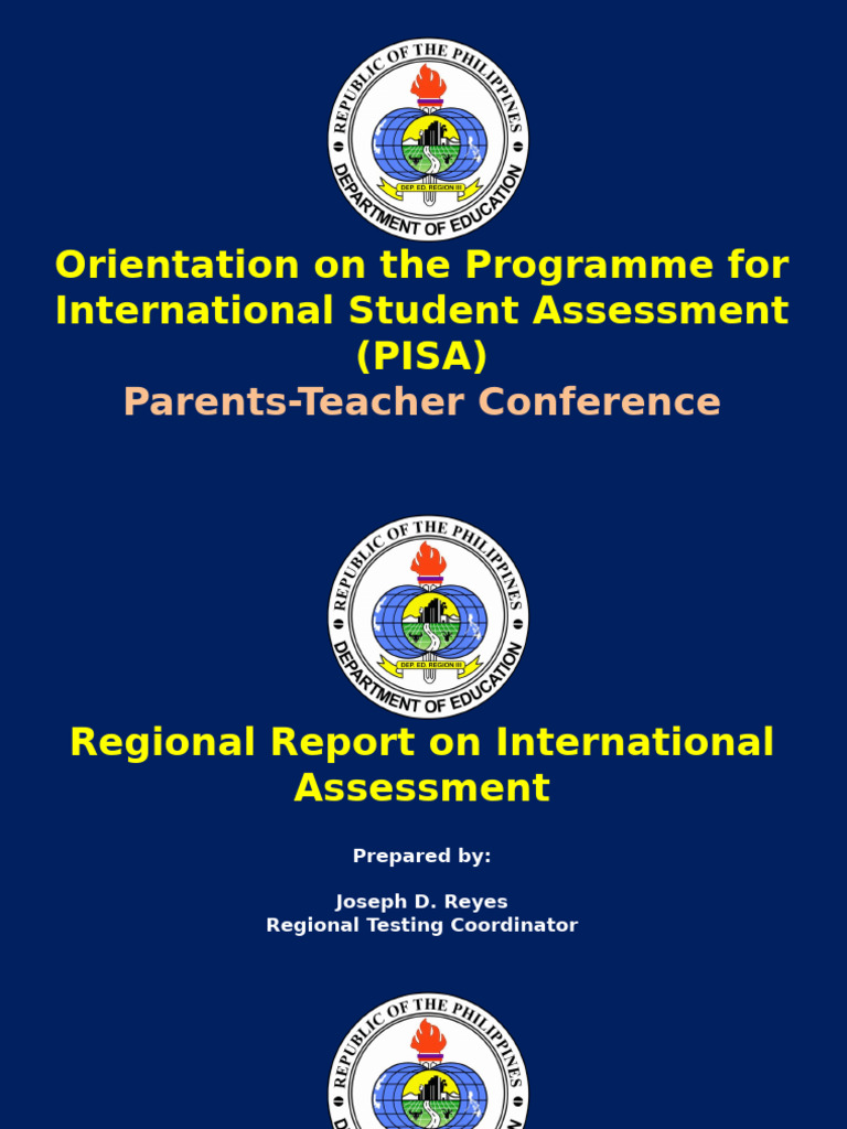 Pisa School PTC December 142024 | PDF | Programme For International ...