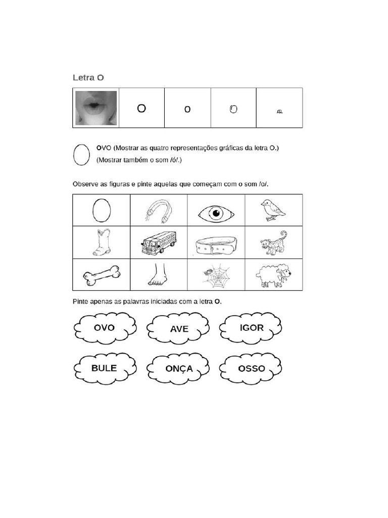 Explorando Vogal o | PDF