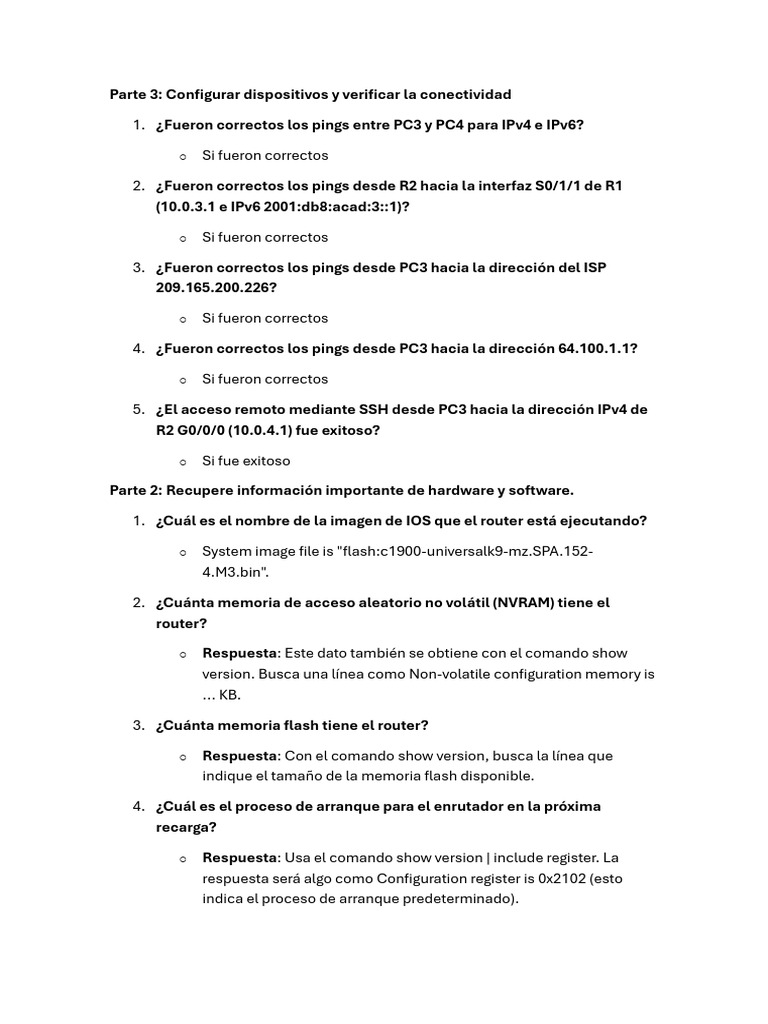 Actividad Cisco | PDF | Enrutador (Computación) | Yo Pv6