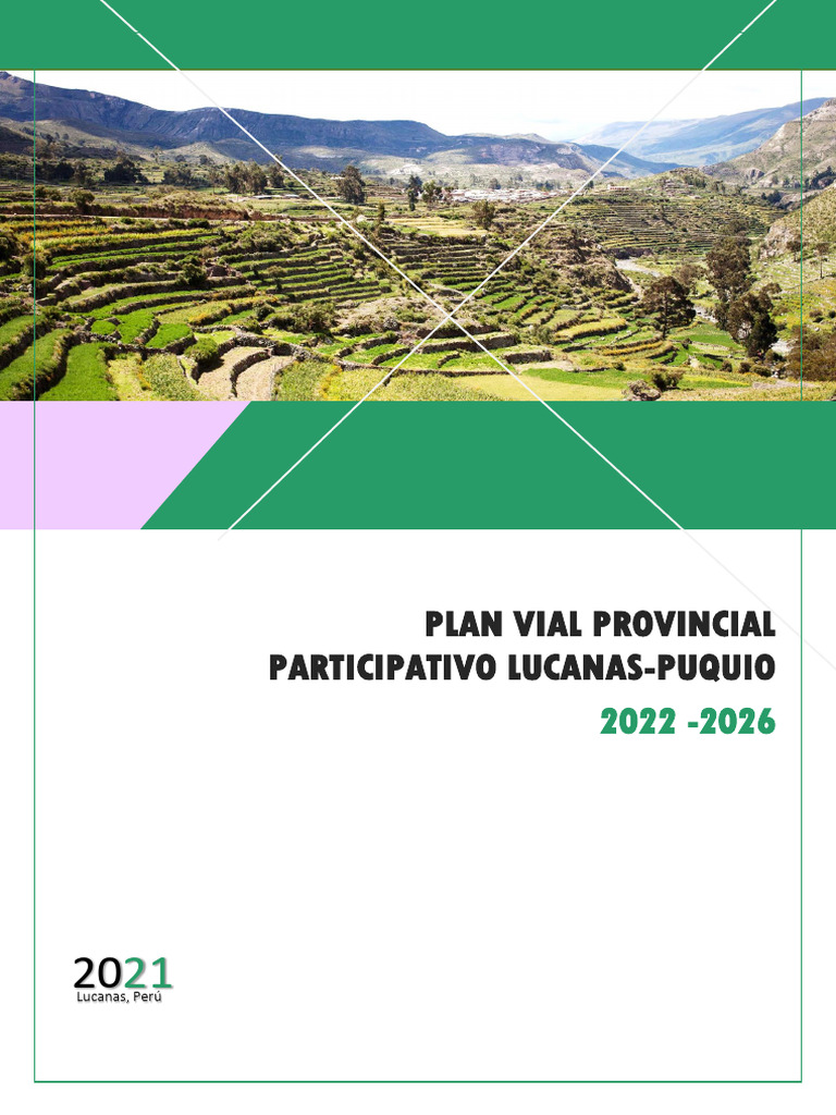 Plan Vial Provincial Participatico Lucanas 2022-2026 | PDF ...