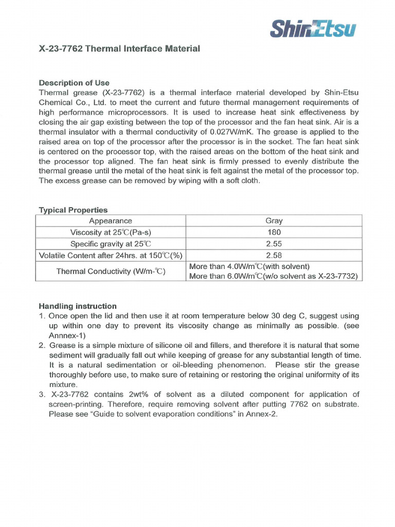 Spec-X-23-7762 Latest Version-Viscosity Change | PDF