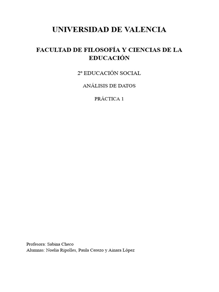 Práctica 2 SPSS | PDF | Análisis estadístico | Enseñanza de matemática