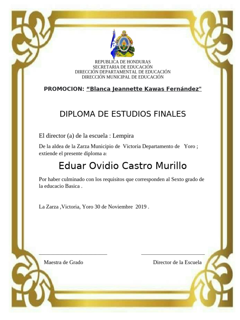 Nuvia Diplomas Sextop Grado | PDF