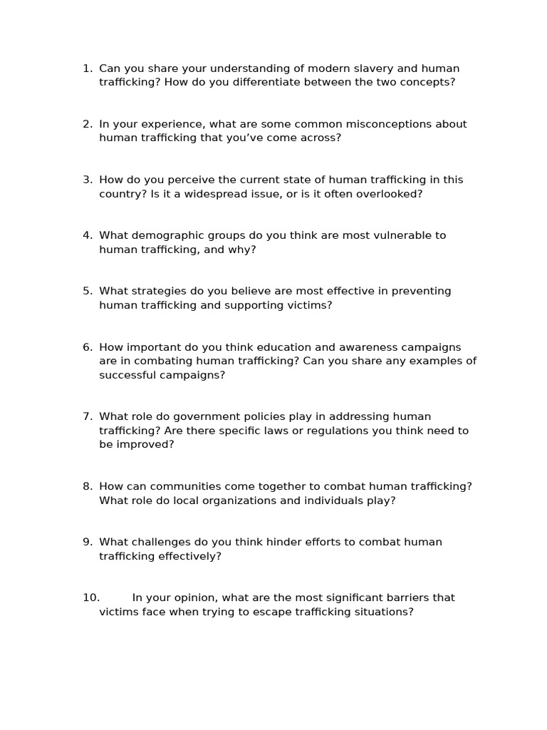 Draft Questionnaire | PDF