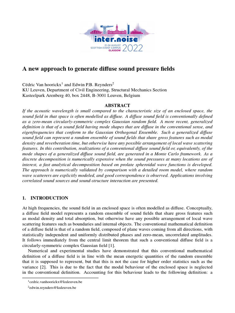 4a.-A new approach to generate diffuse sound pressure fields- spheroidal wave functions | PDF ...