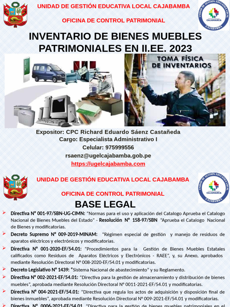 Toma de Inventarios 2023-Cajabamba | PDF | Contabilidad | Robo