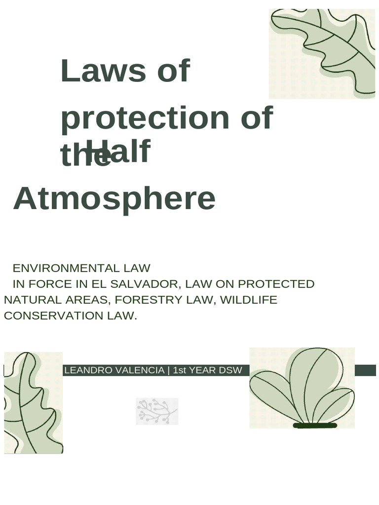 Environmental Protection Laws | PDF | Environmental Law | Sustainability