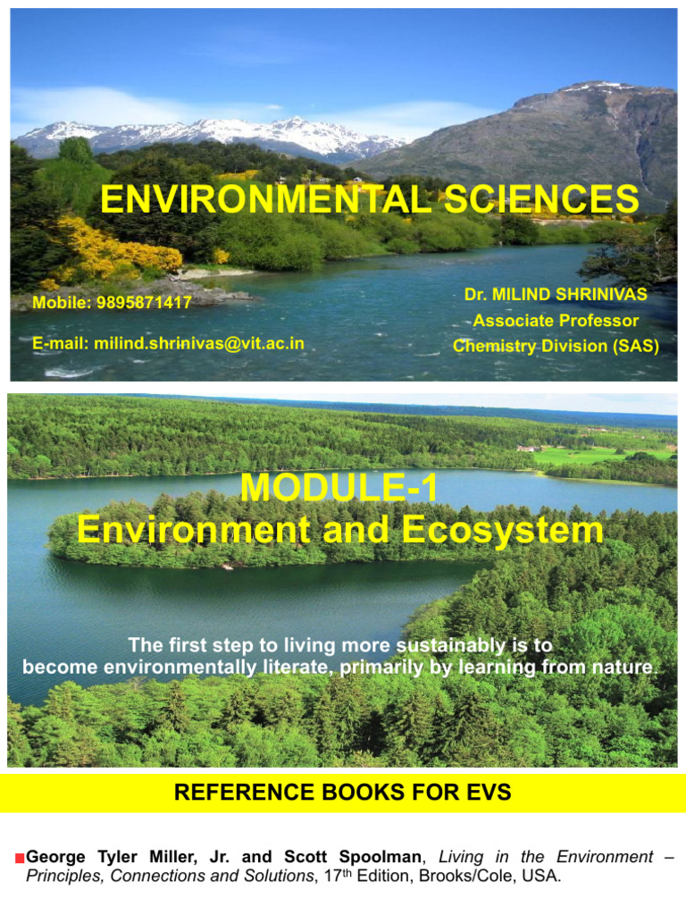 Module-1_environment and Ecosystem Copy | PDF | Food Web | Ecosystem