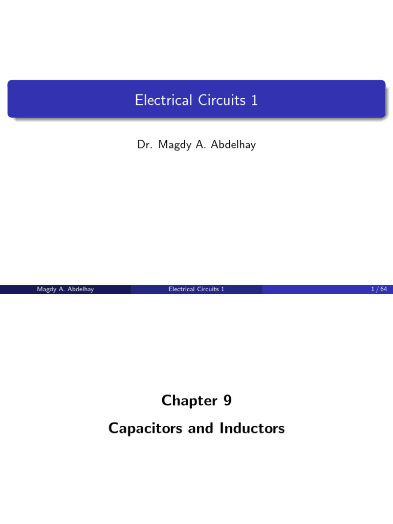 chapter 9 | PDF | Capacitor | Capacitance chapter 9 | PDF | Capacitor | Capacitance