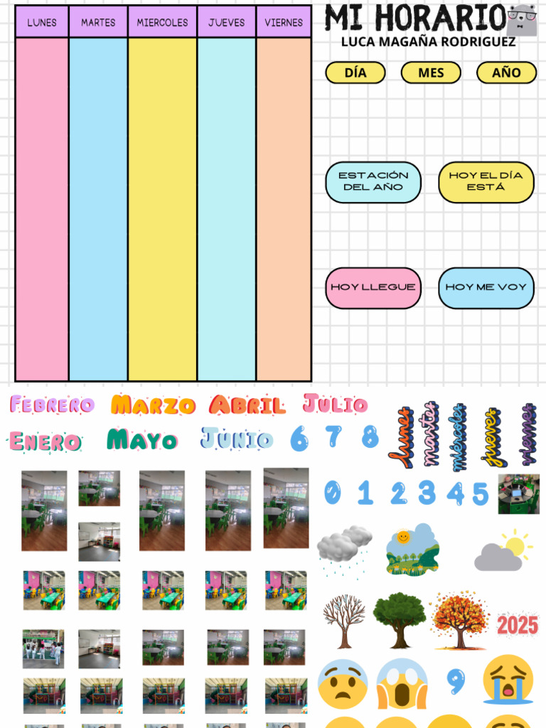 Copia de Mi Horario Luca | PDF