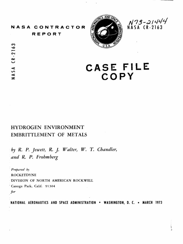 Nasa Report | PDF | Fracture | Fatigue (Material)