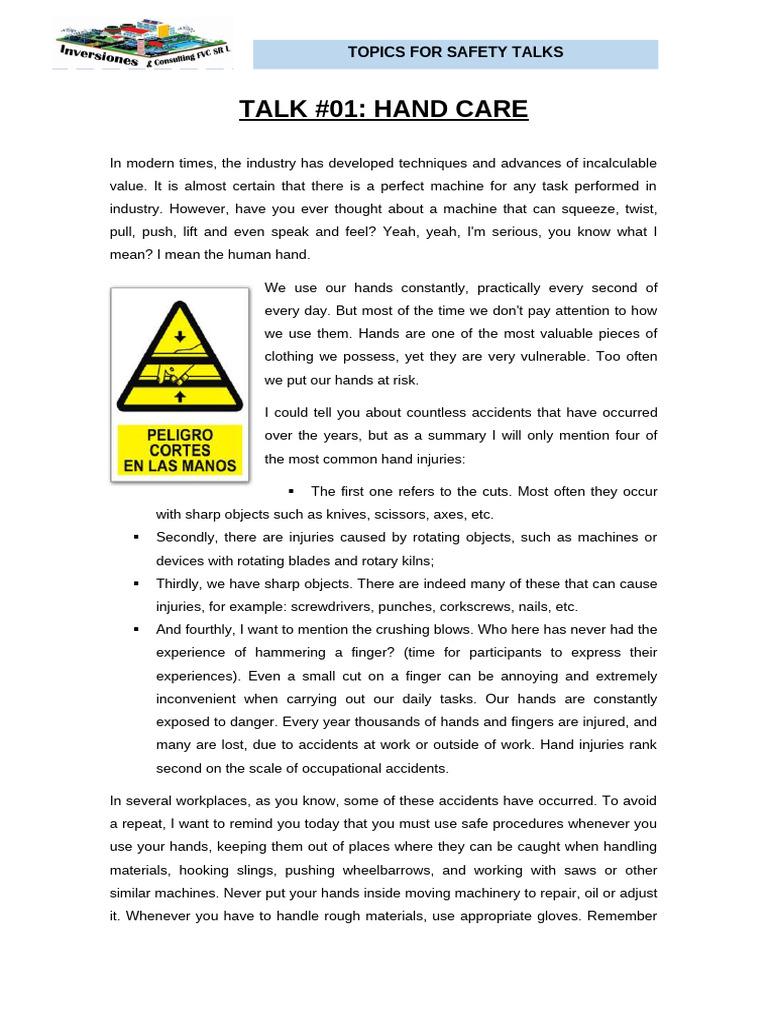 Safety Talks | PDF | Fires