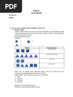 Soalan Ujian Topik Algebra Tingkatan 1 | PDF
