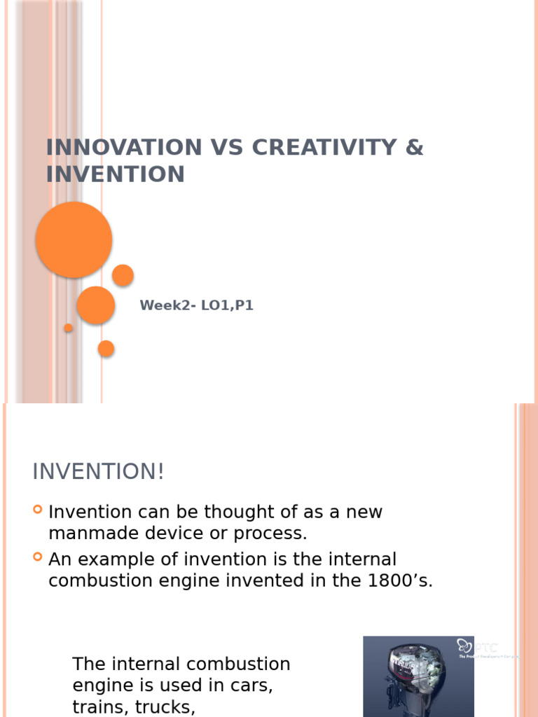 Creativity vs. Invention Explained | PDF | Invention | Innovation