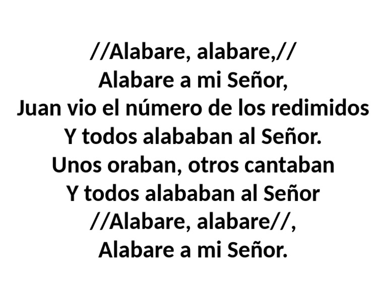 Alabanzas y Devoción Colectiva | PDF