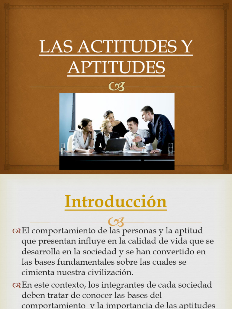 Ejemplos de Actitudes y Aptitudes | PDF | Actitud (psicología) | Sicología