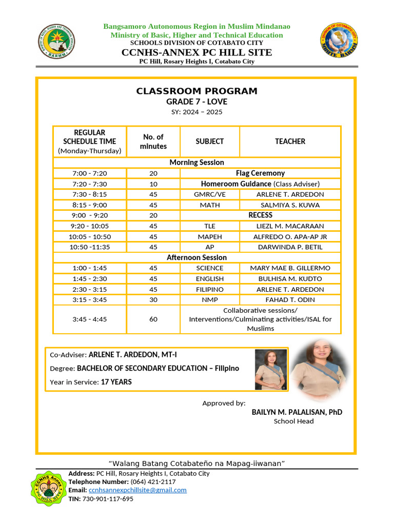 CLASSROOM PROGRAM LOVE | PDF