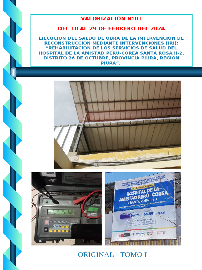 Caratula Valorizacion 1 | PDF