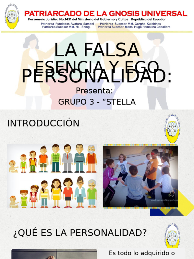 La Falsa Personalidad y su Transformación | PDF | Esencia | Creencia ...