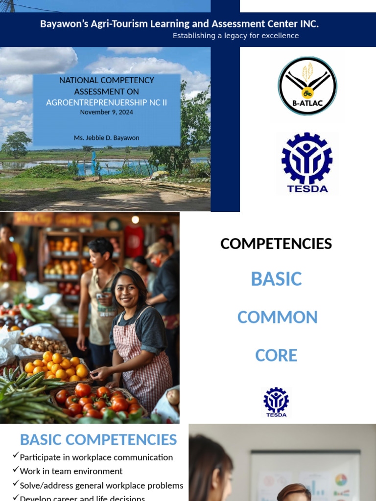 Agroentrepreneurship NC II Assessment Guide | PDF