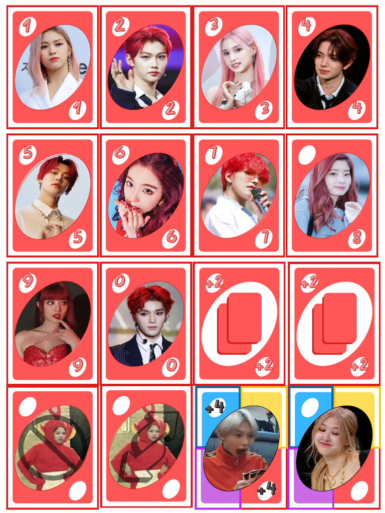 Uno Kpop Idols | PDF