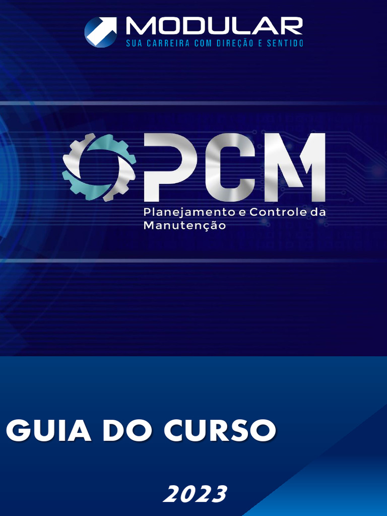 Guia Do Curso - PCM - Alunos 2023 | PDF | Planejamento | Custo