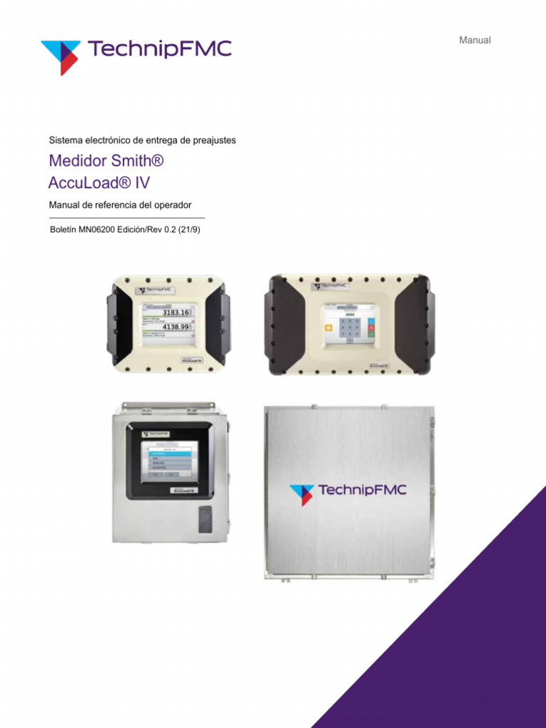 Smith Meter®AccuLoad® IV Operator Reference Manual (English) | PDF ...