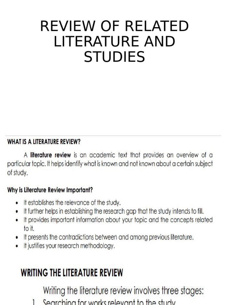 Review of Related Literature and Studies | PDF