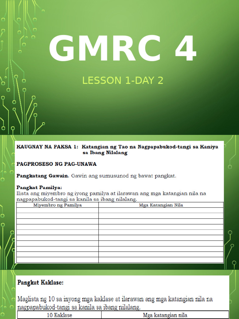 lesson 1-day 2 | PDF