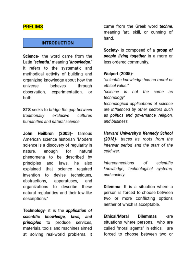 Science, Technology, and Society Dilemmas | PDF | Biodiversity ...