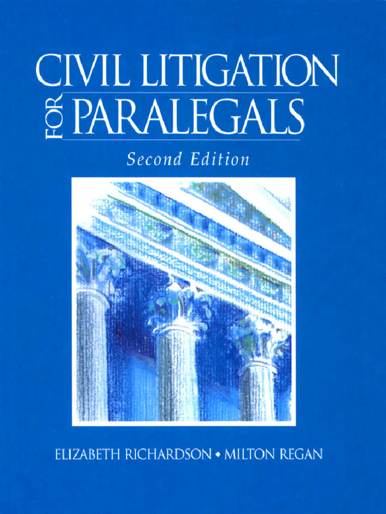 Civil Litigation For Paralegals (West's Paralegal Series) (PDFDrive ...