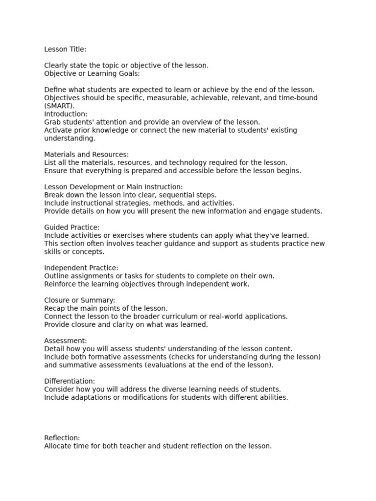 Essentials of LEsson Planning | PDF | Lesson Plan | Educational Assessment