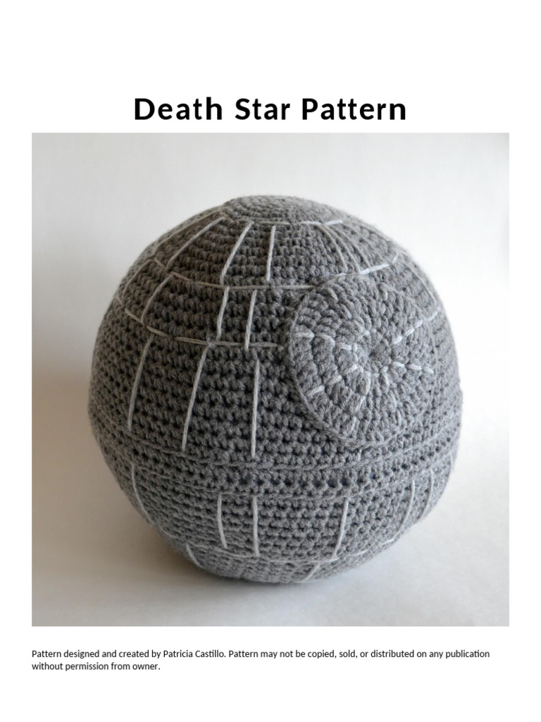 Death+Star+Pattern | PDF | Textile Arts | Textiles