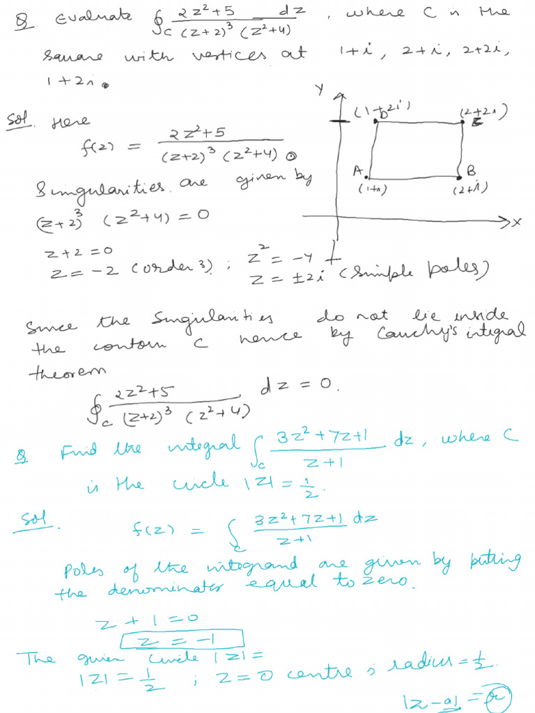 Cauchy Integral 2 | PDF