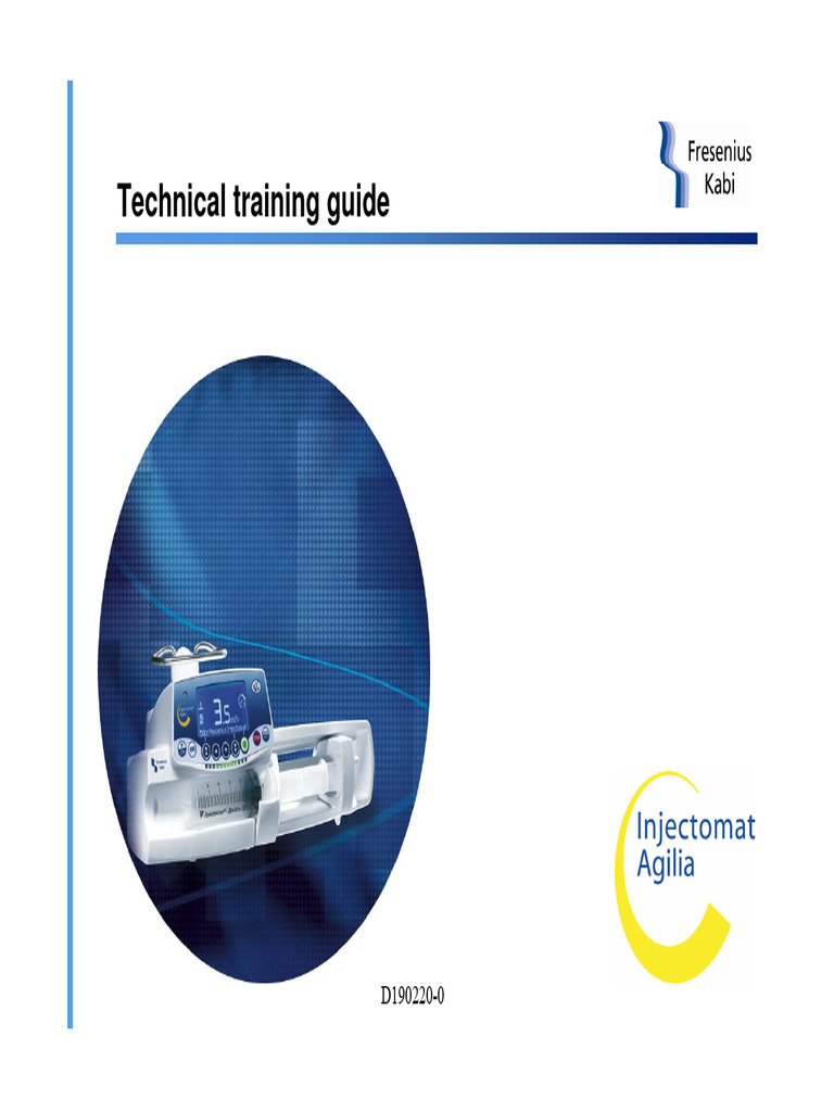 Injectomat Agilia Technical Training Guide | PDF | Calibration ...