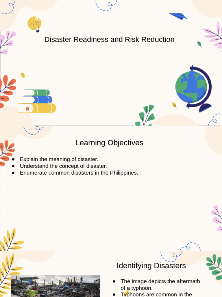 Lesson 1 DRR Understanding Disaster | PDF | Hazards | Natural Disasters