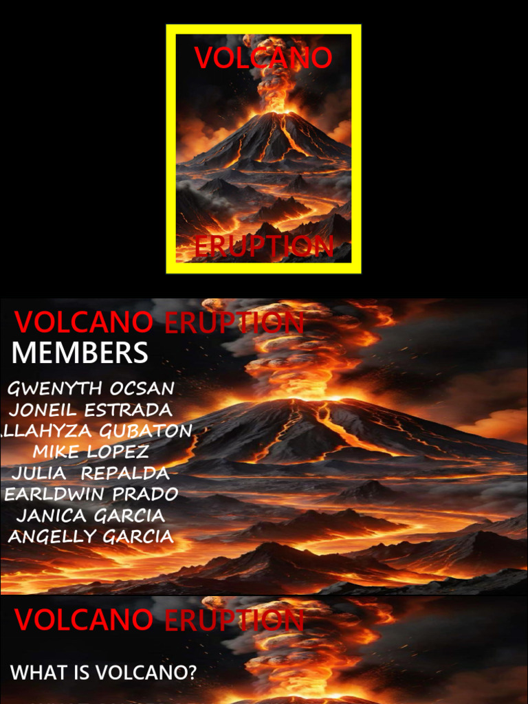 Volcanic Eruption Reporting | PDF | Volcano | Types Of Volcanic Eruptions
