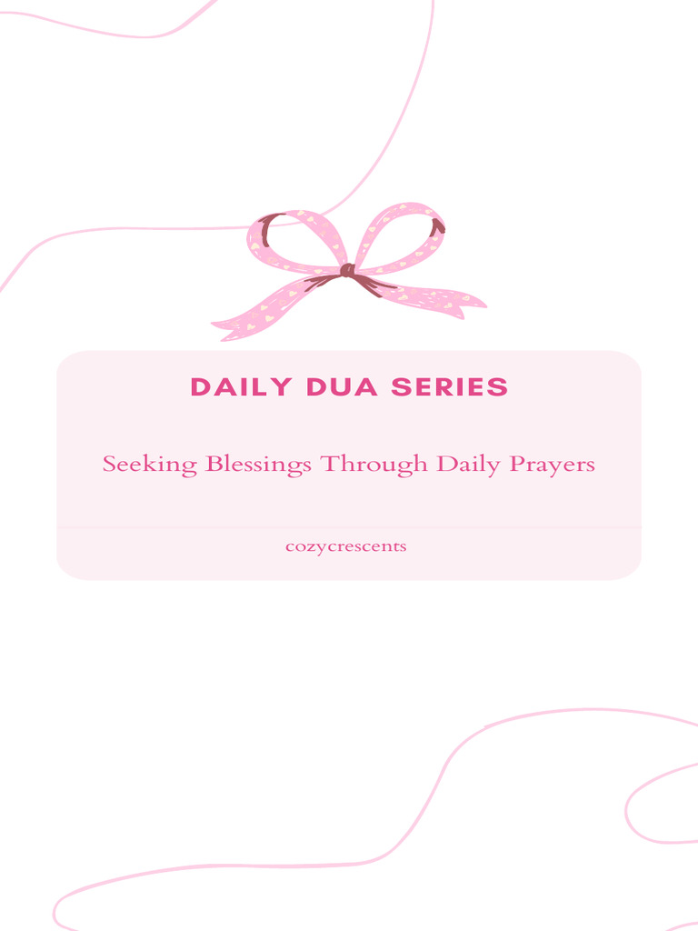 daily duaa | PDF | Semitic Words And Phrases | Religious Belief And Doctrine