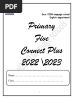 Primary 5 Second Term Activities Guide | PDF | Chariot | Pronoun