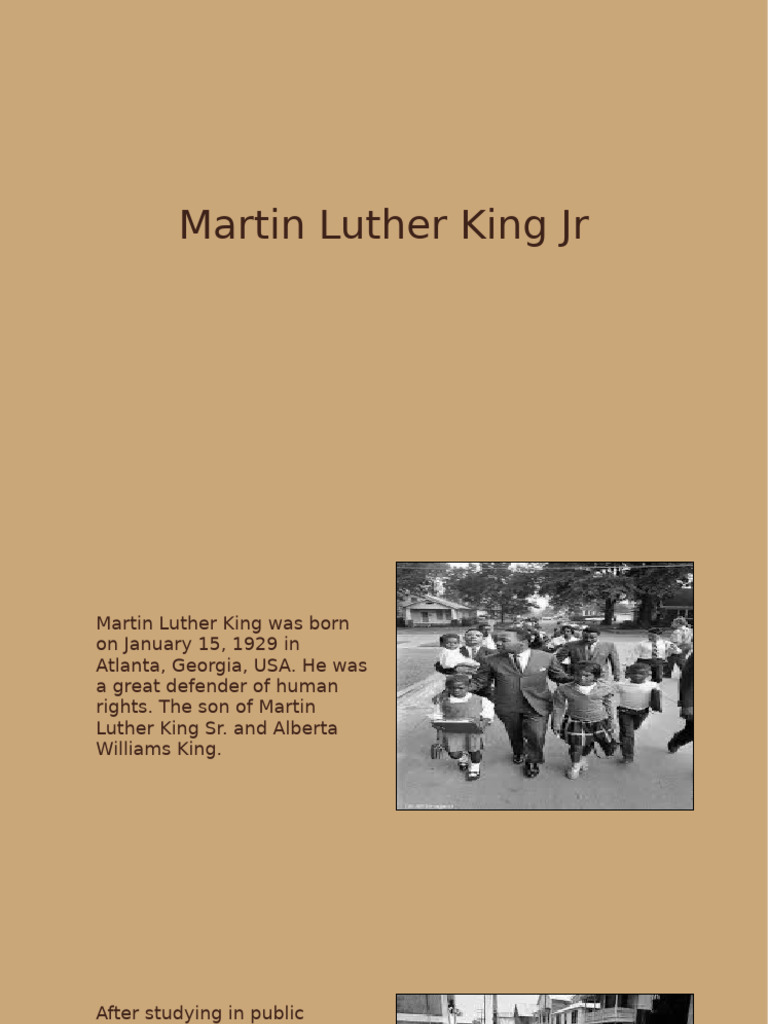 Civil Rights Champion: MLK Jr. | PDF