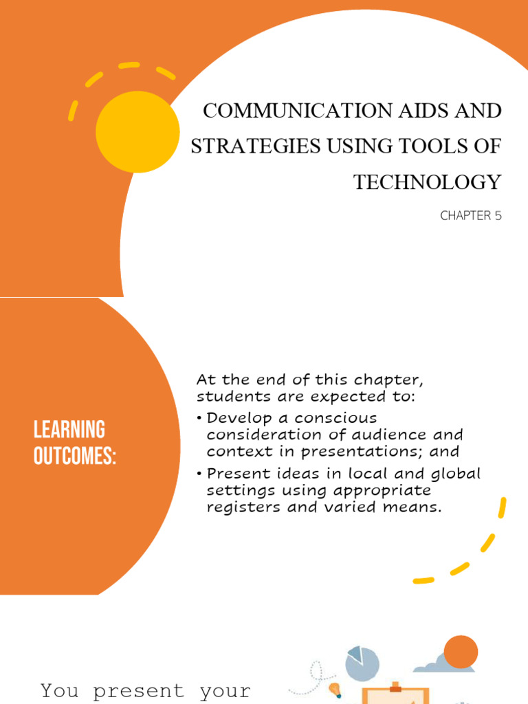 CHapter 5 COMMUNICATION AIDS AND STRATEGIES USING TOOLS OF TECHNOLOGY | PDF | Microsoft Power ...