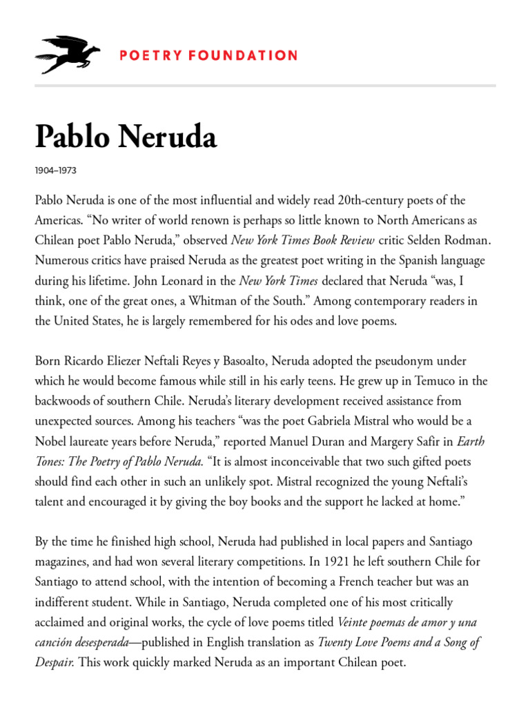 Pablo Neruda | PDF