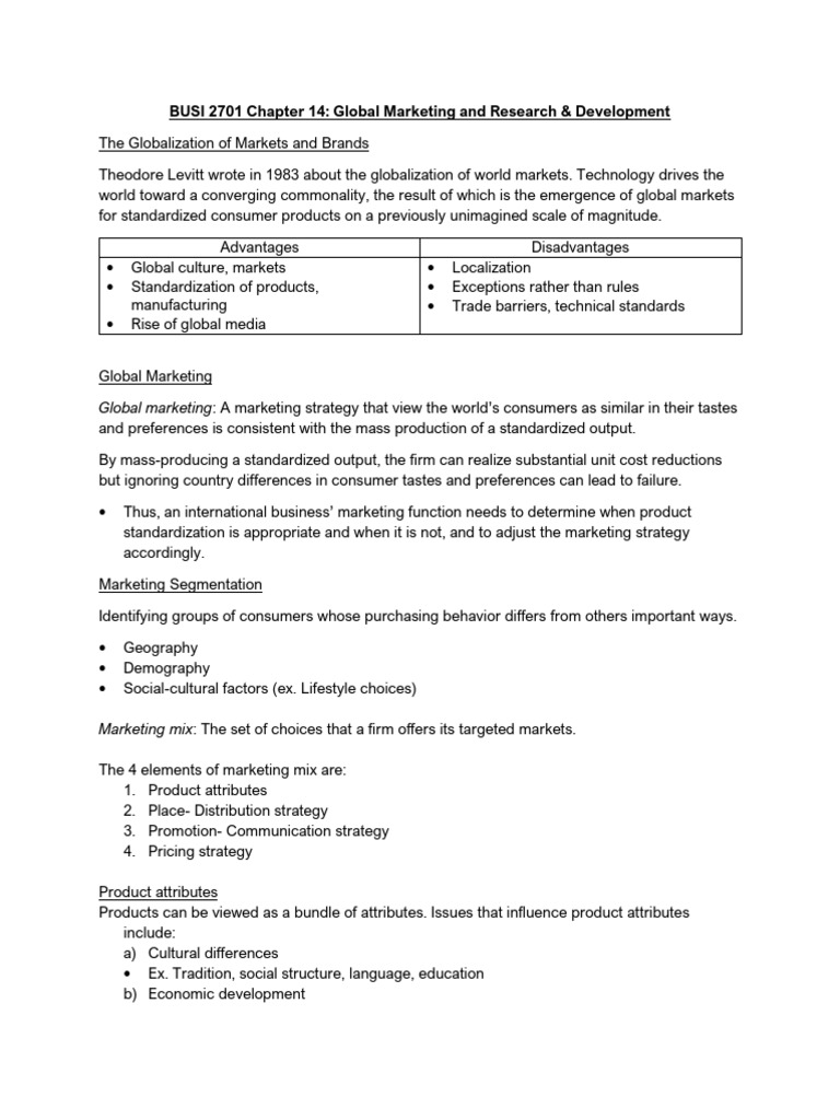 Global Marketing Strategies and Challenges | PDF | Marketing | Pricing