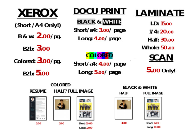 Xerox: Docu Print | PDF