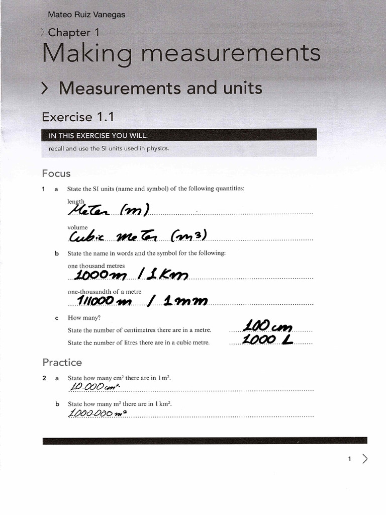 01 Making Measurements-1 | PDF