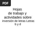 Cuadernillo La Letra D | PDF