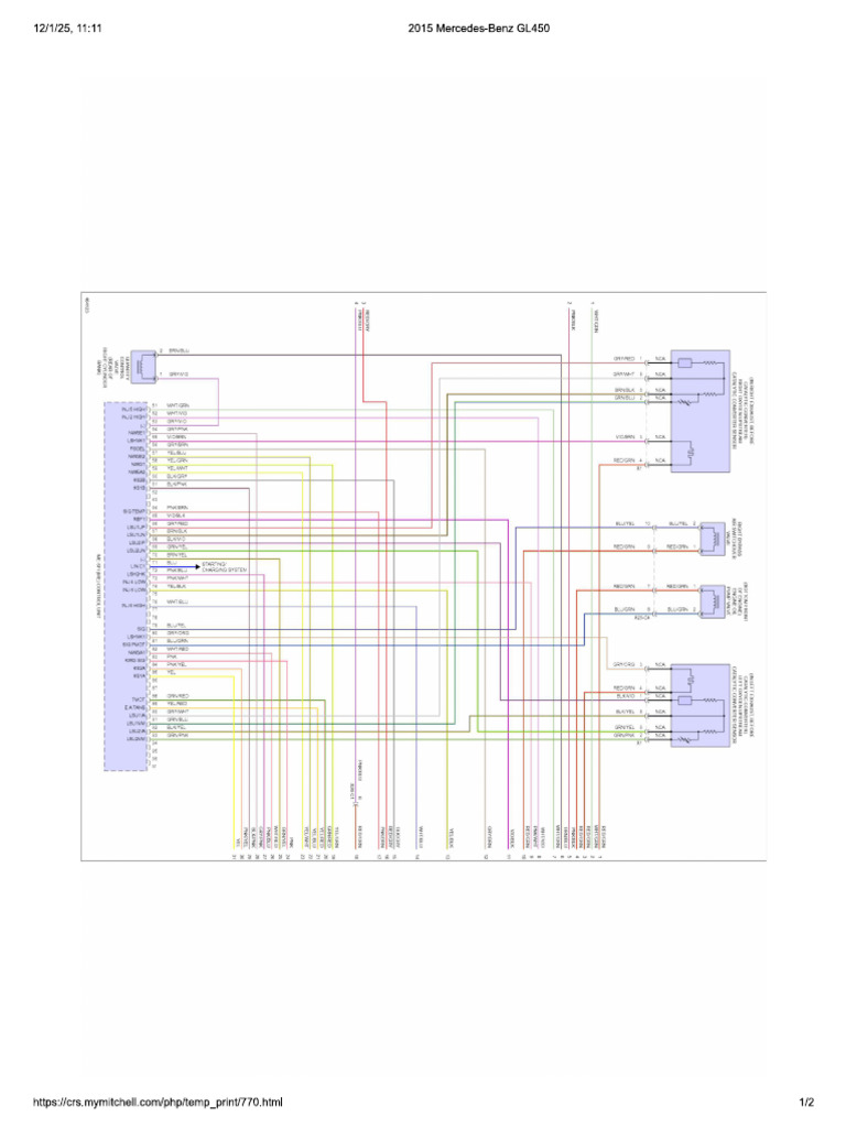 2015 Mercedes-Benz GL450 3.0L Turbo, Engine Performance Circuit (3 of 6 ...