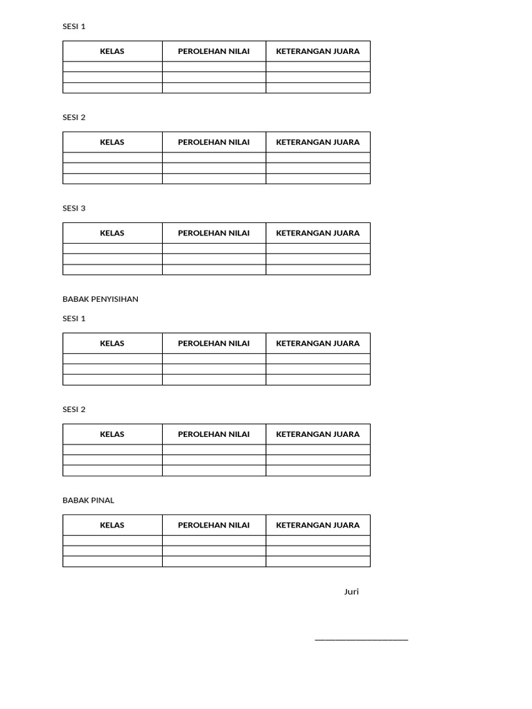 Blanko Cc 1 Lembar | PDF